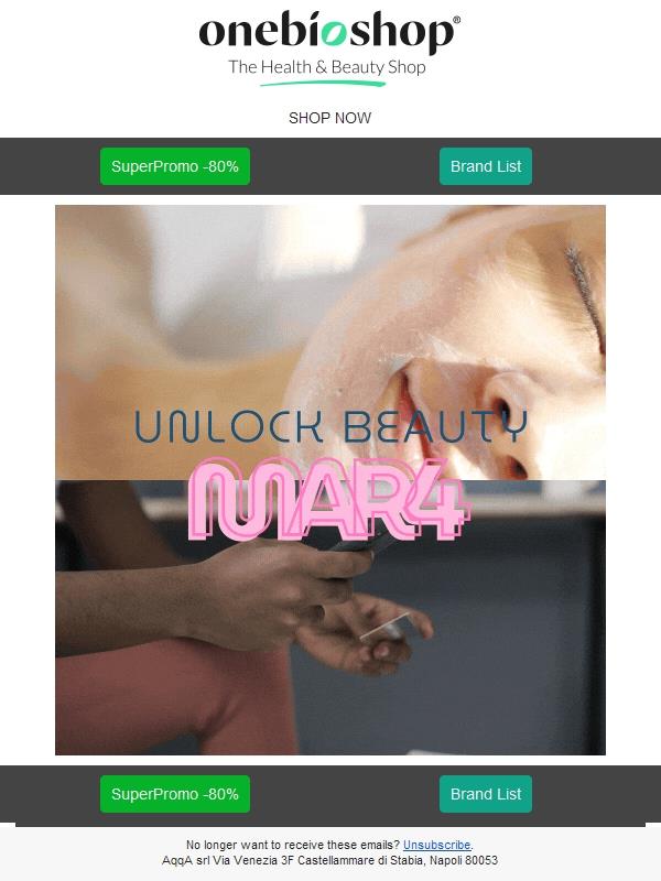 OneBioShop: MAR4 - Unlock Your Beauty Code Today! | Jekoo