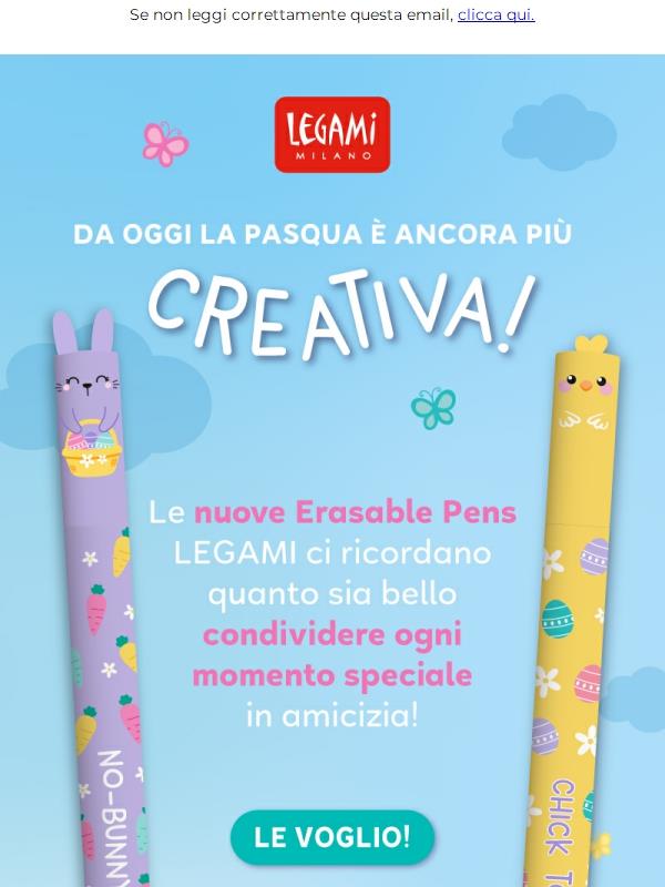 Legami: La magia di Pasqua è nell'aria con le nuove Erasable Pens Hoppy Easter! | Jekoo