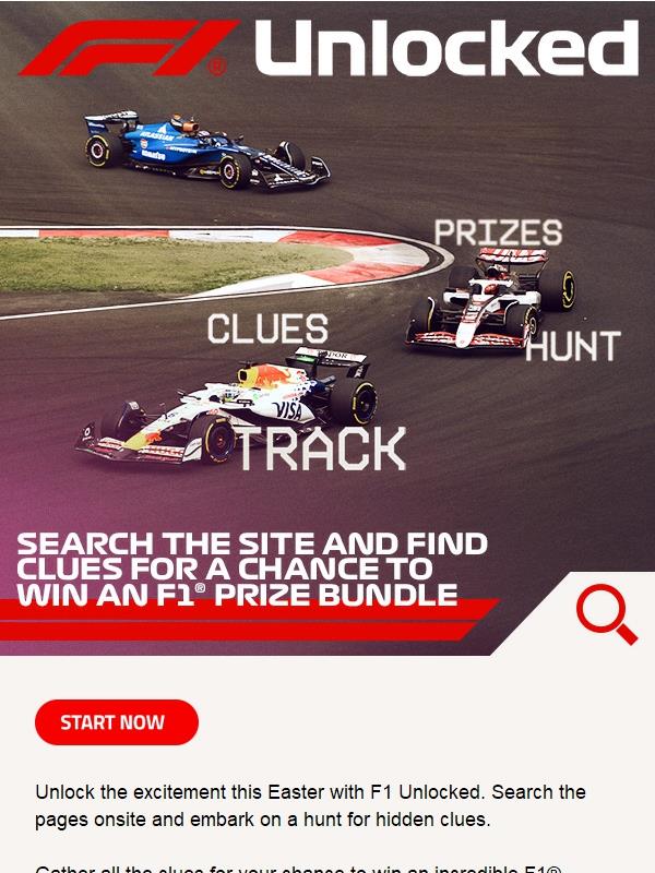 F1 Store: Unlock the Easter Excitement with F1 Unlocked! | Jekoo
