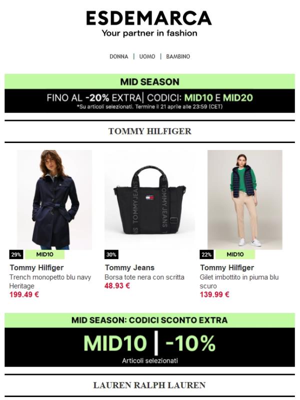 Esdemarca: Ultime ore Mid Season ⏰ I vostri preferiti con fino a -20% ...