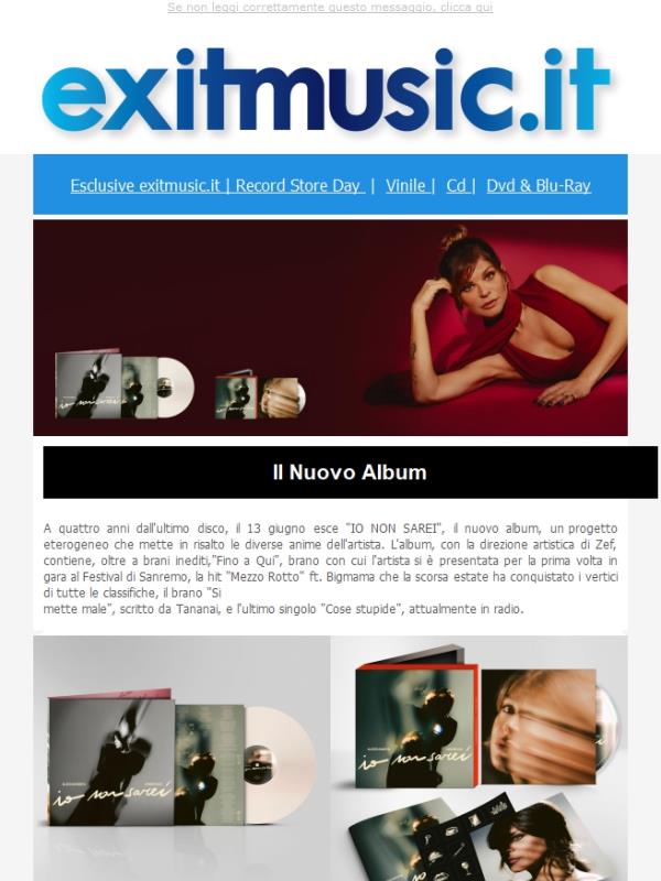 Exit Music: Alessandra Amoroso 'Io Non Sarei' Il Nuovo Album @exitmusic.it .. | Jekoo