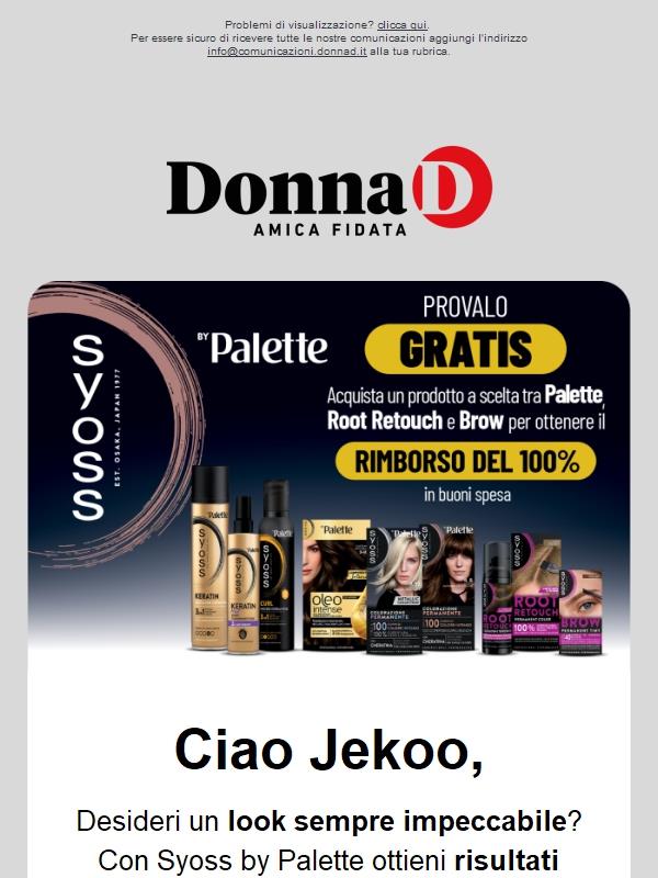 DonnaD: Prova gratis Syoss by Palette per un look impeccabile! | Jekoo