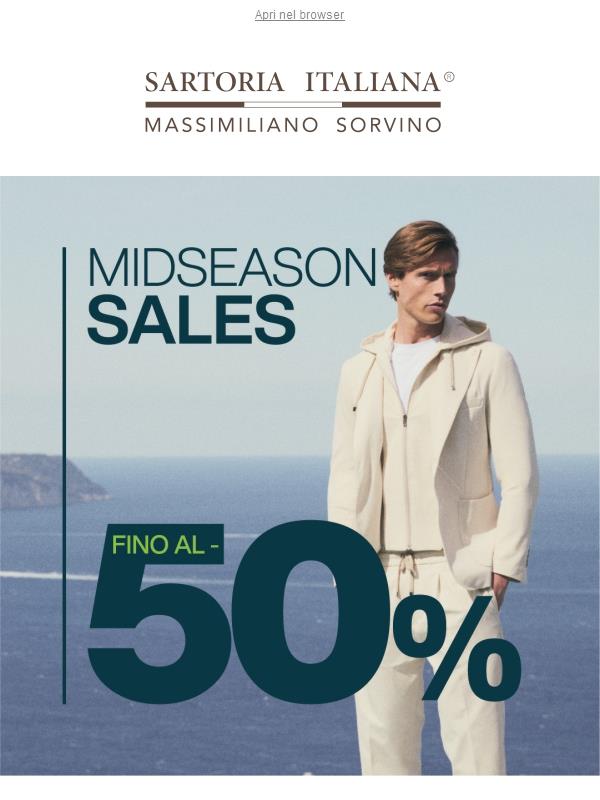 Sartoria Italiana: MidSeason Sales: ultime disponibilità fino al -50% ...