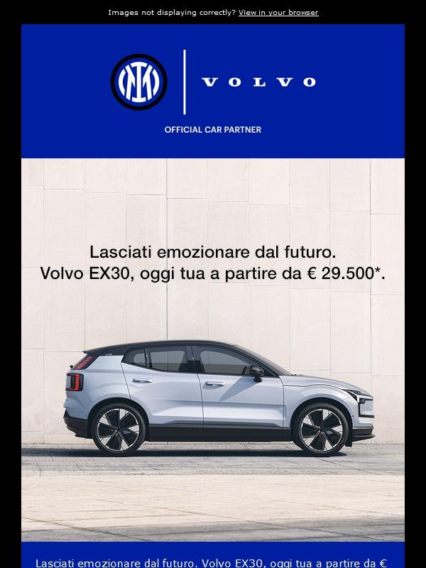 Inter Store: Volvo EX30. Lasciati emozionare dal futuro. | Jekoo