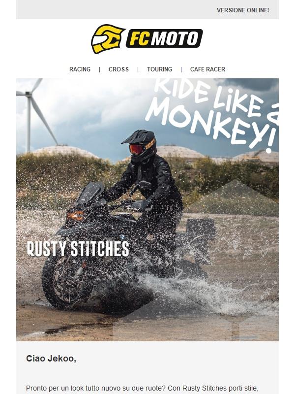 FC-Moto: Rusty Stitches – Ride like a Monkey | Jekoo
