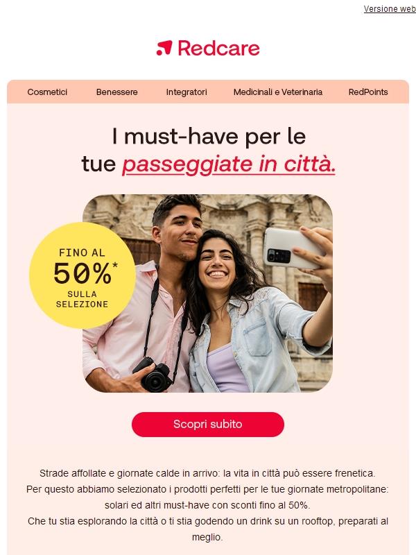 Redcare: Fino al 50% di sconto – Pronto per un weekend metropolitano ...