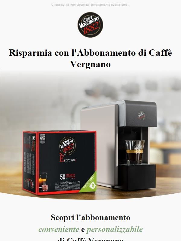 Scopri le formule in abbonamento Caffè Vergnano ☕ | Jekoo