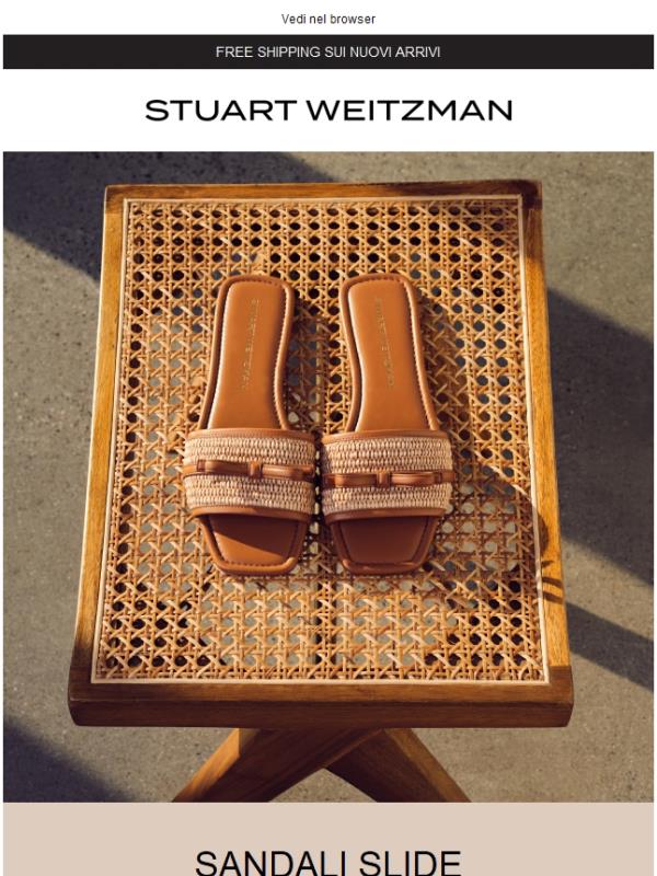 Stuart Weitzman: Sandali Slide: dove lo stile incontra la semplicità ...
