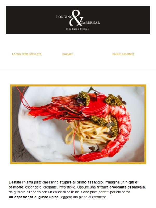 Longino & Cardenal: 5 Ricette Estive di Mare! | Menù Gourmet a Base di ...