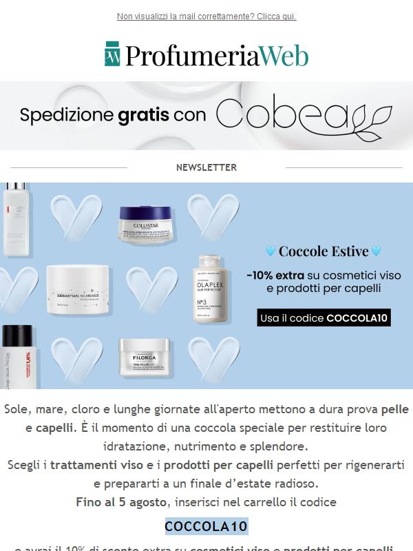 ProfumeriaWeb: Ultimi giorni! -10% su cosmetici viso e prodotti per ...