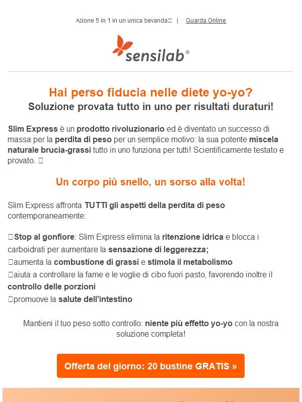 Sensilab: Deliziosa bevanda per un corpo più snello | Jekoo