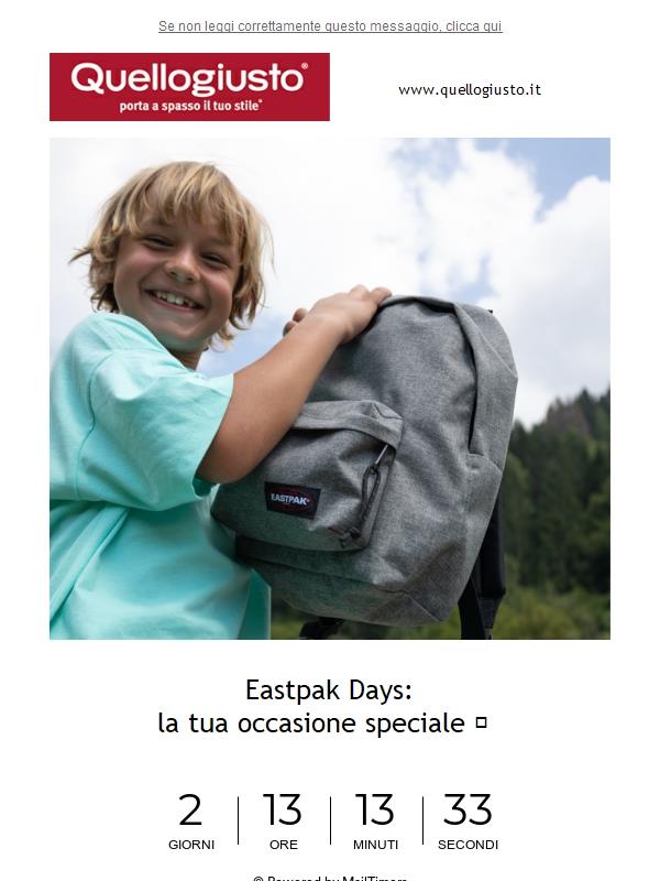 Solo per 3 giorni, online su Quellogiusto | Jekoo