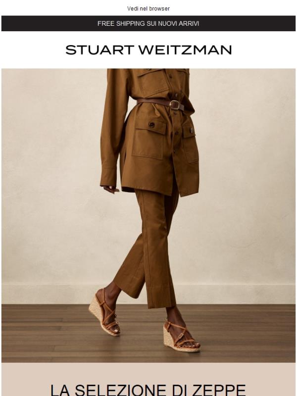 Stuart Weitzman: Le zeppe che sublimeranno i look della stagione | Jekoo