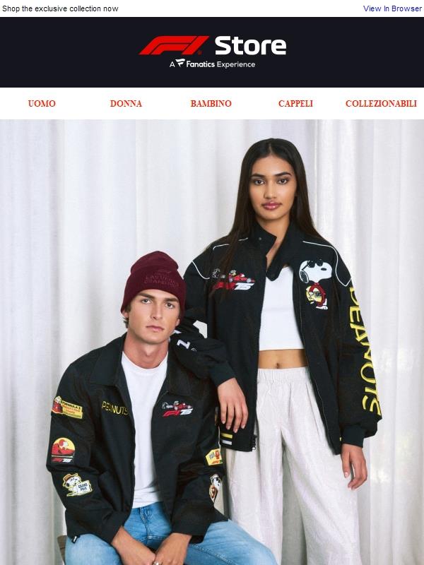 F1 Store: Snoopy Meets F1 | Jekoo